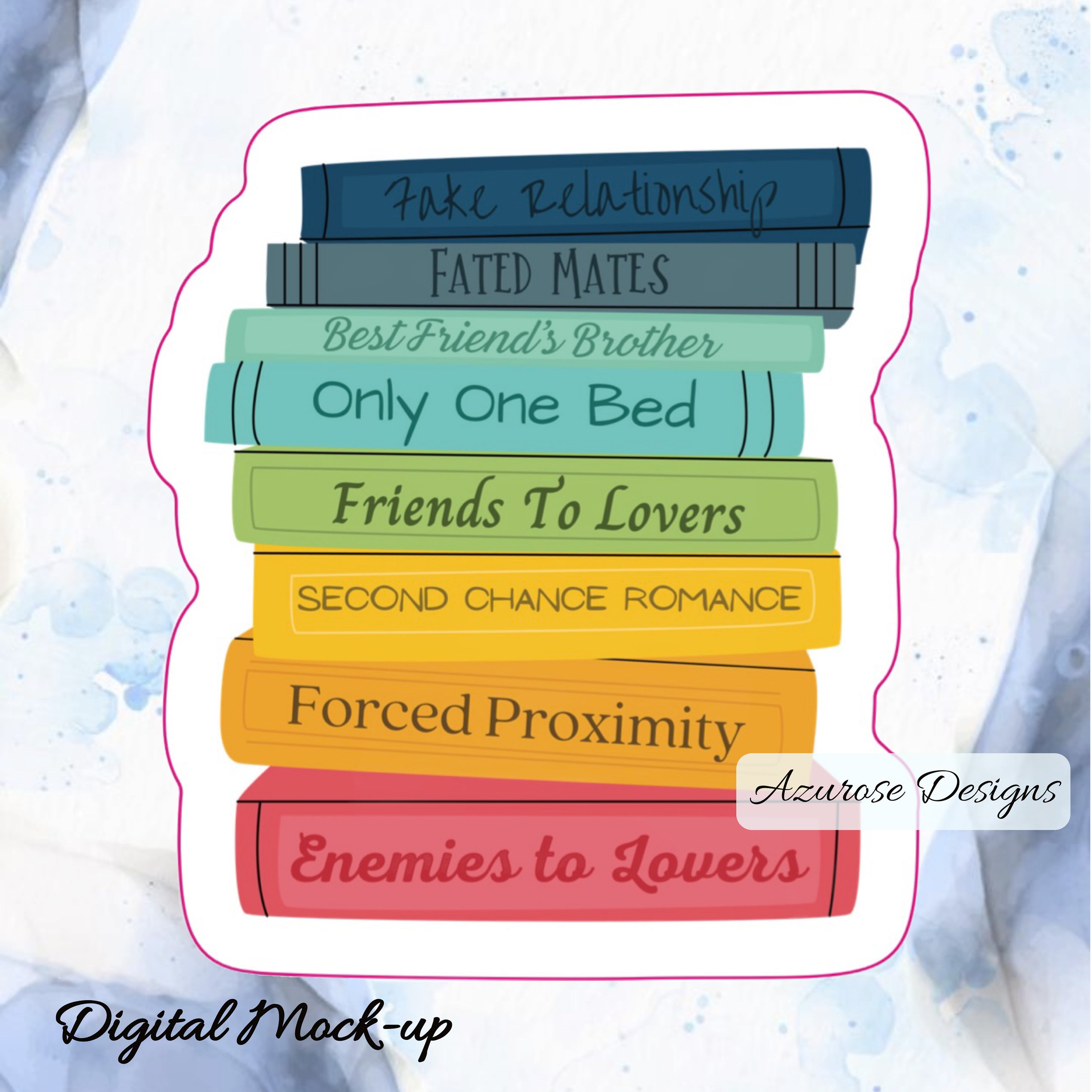 Rainbow Tropes Sticker – Azurose Designs